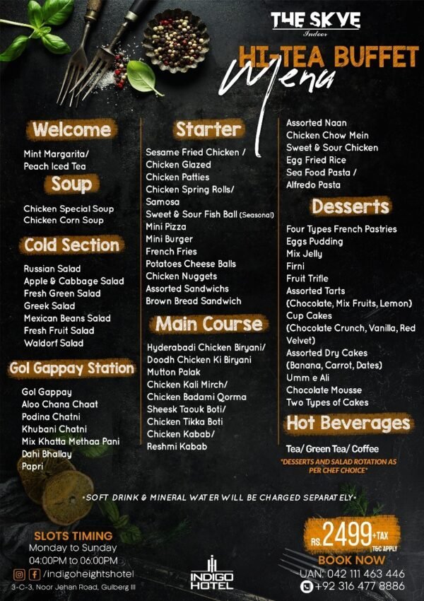The Skye Restaurant Has a New Look & New Food - Indigo Hotel